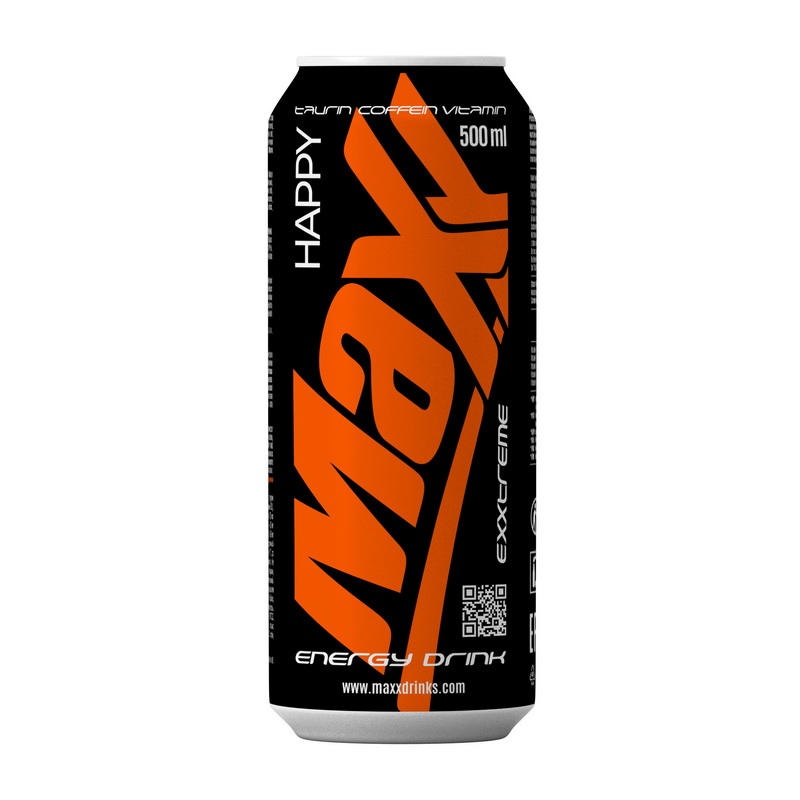 Maxx Happy Energy Drink (250 ml, melon & gooseberry) купить в Украине ...